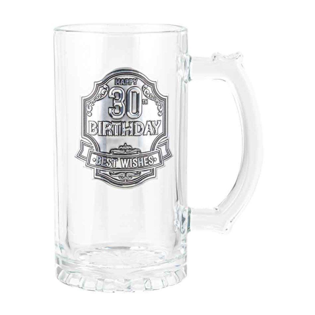 30th Birthday Badge Beer Stein