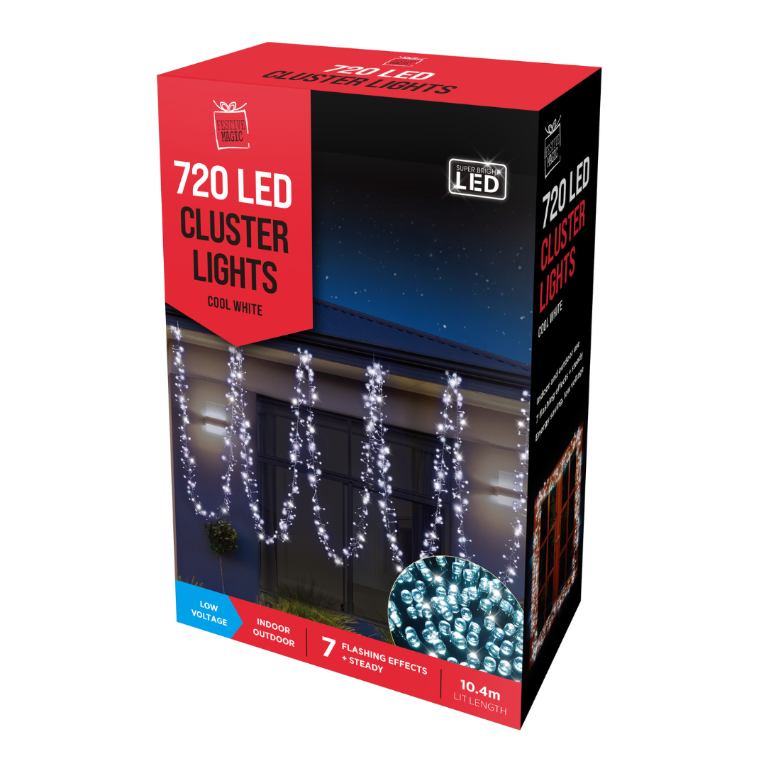 LED Cluster Lights 720 Cool — Ronis