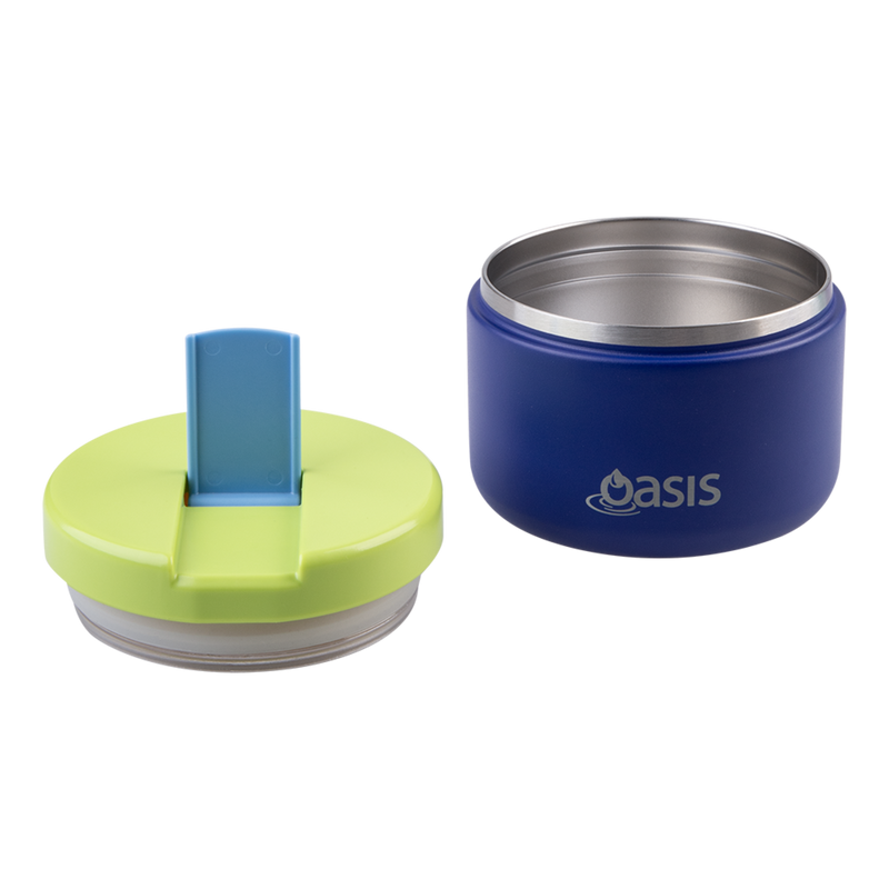 Oasis Junior Food Flask Peacock Blue 300ml — Ronis