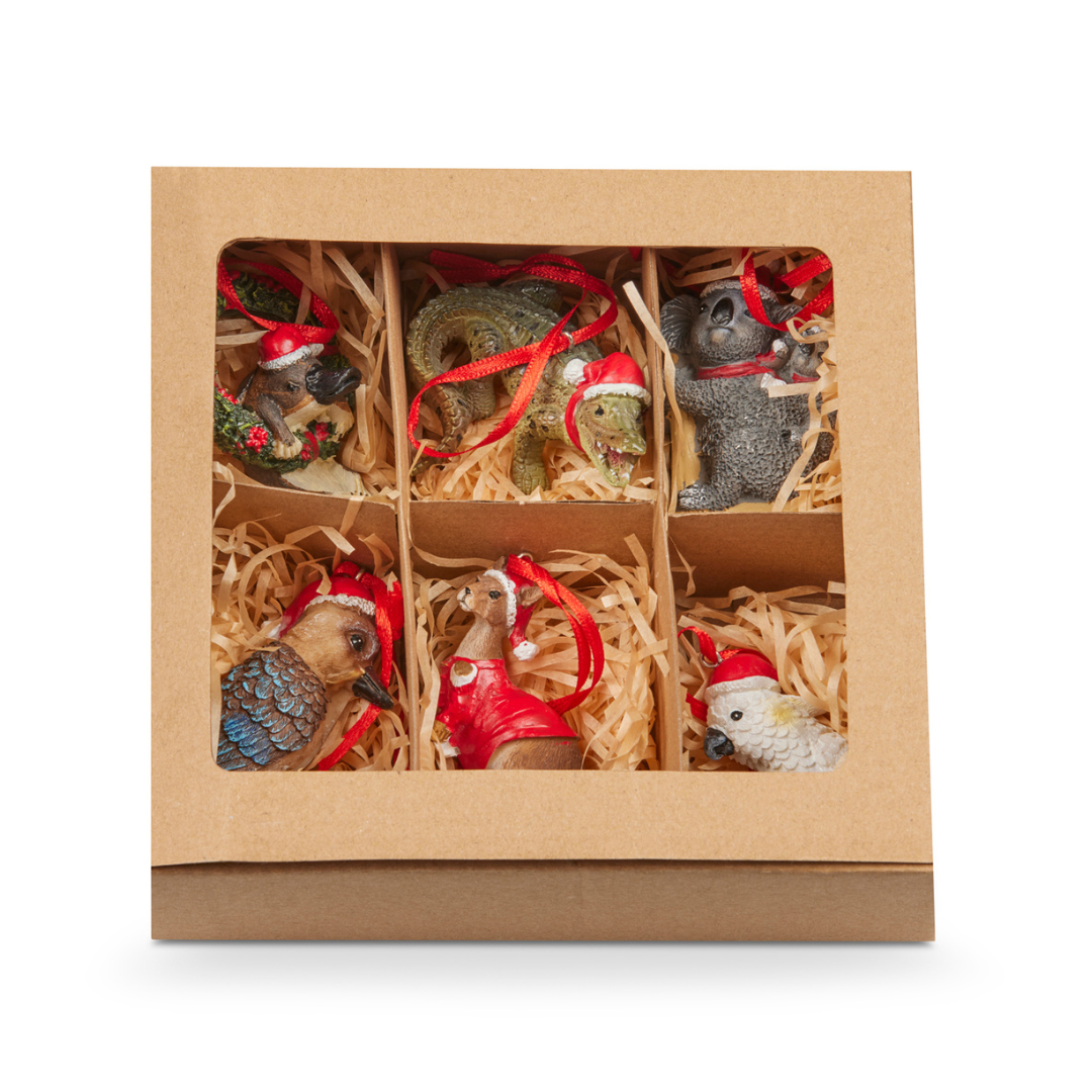 Australian Christmas Tree Decorations Aussie Animal Gift Pack