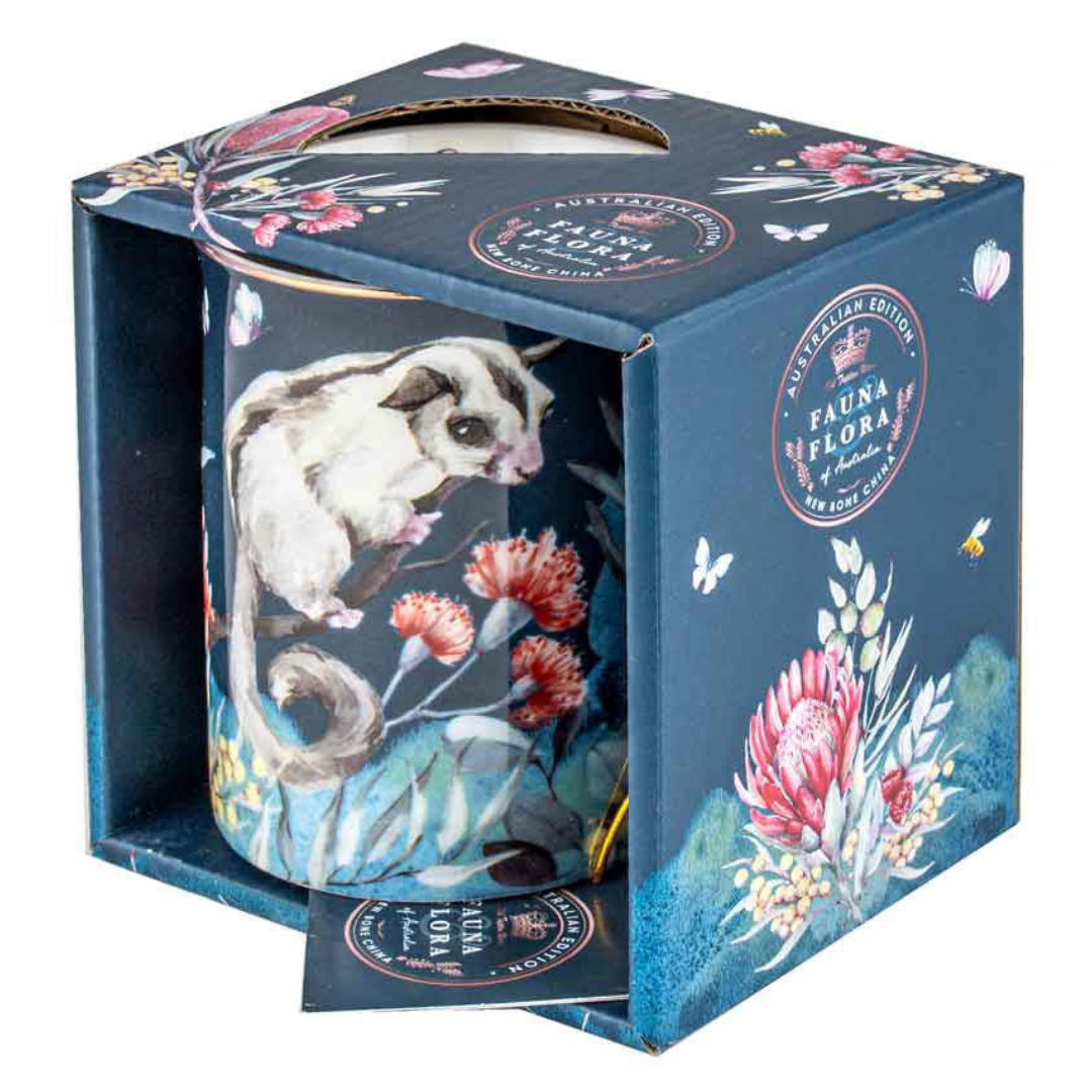 Australiana Flora Possum Mug New Bone China 360ml