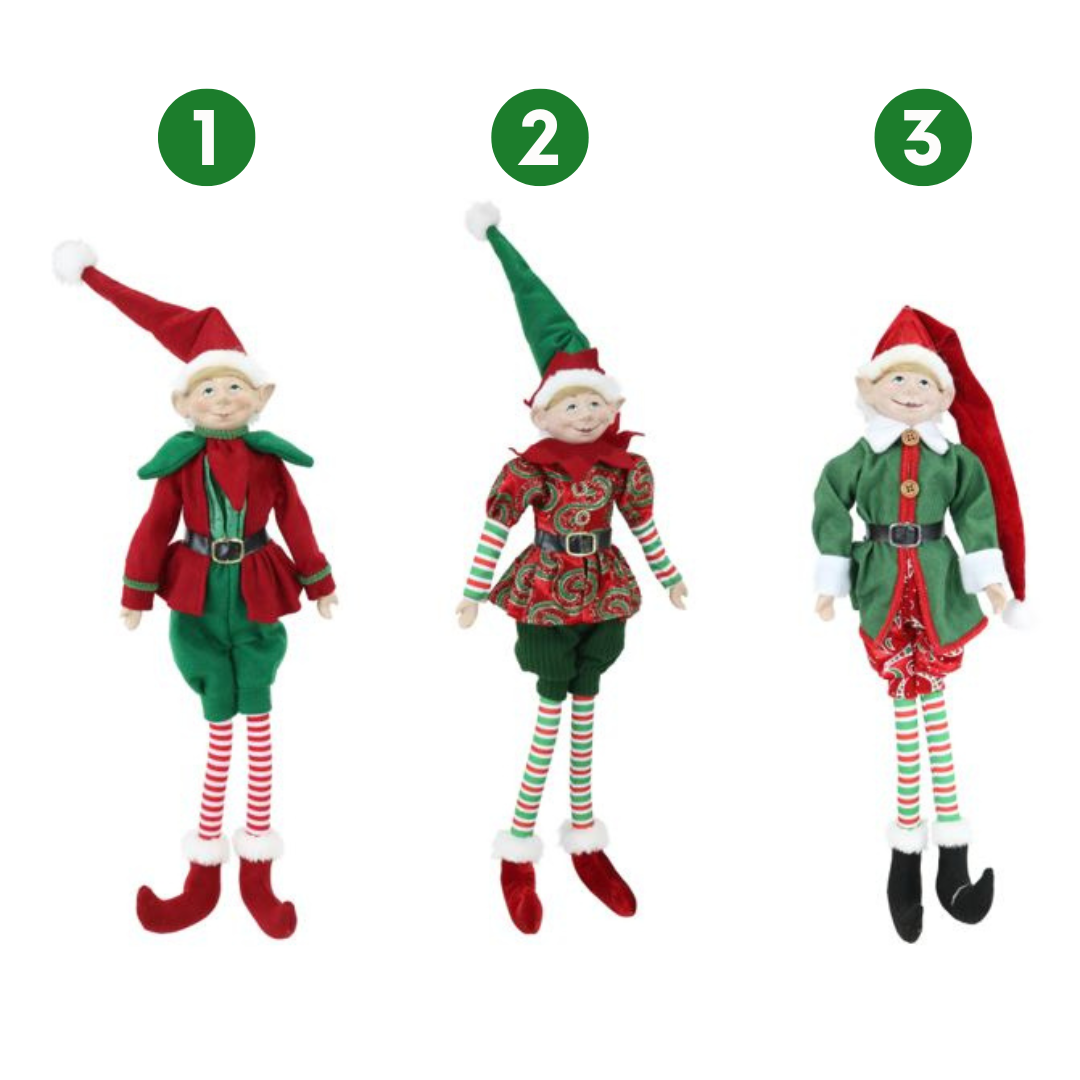 Cheeky Elf Poseable 55cm Asst