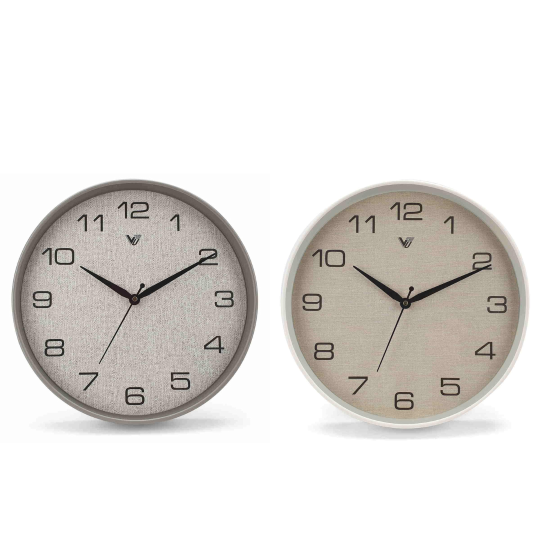 Clock Paloma Fabric Design Wall Clock 29x29x4cm Assorted — Ronis
