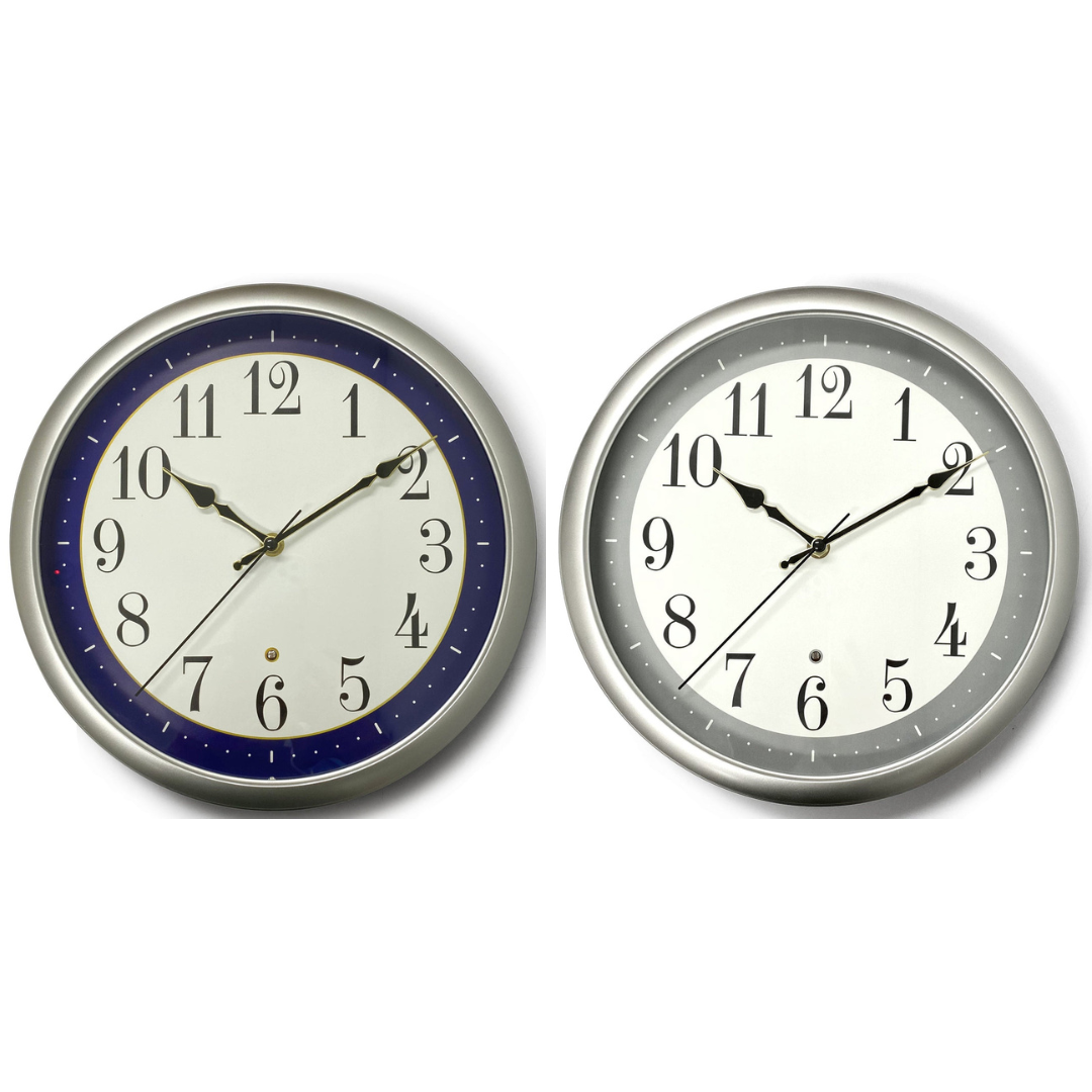 Clock Voice-activated light clock Black-Silver 2 Assorted — Ronis
