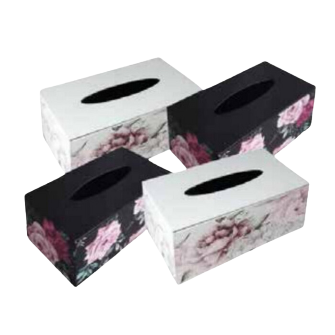 Enchanted Floral Tissue Boxes 24x13.5x10cm Assorted