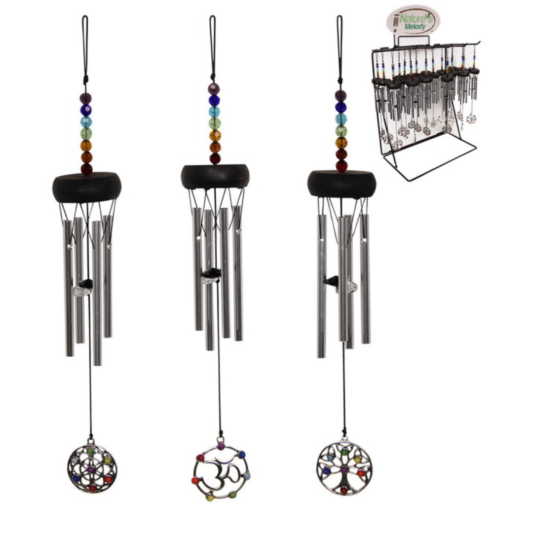 Mini Chakra Wind Chime 30cm Assorted