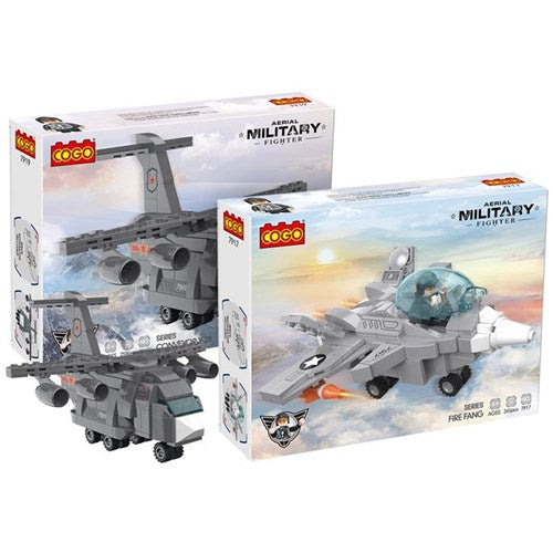 258-265Pce Military Air Building Blocks — Ronis