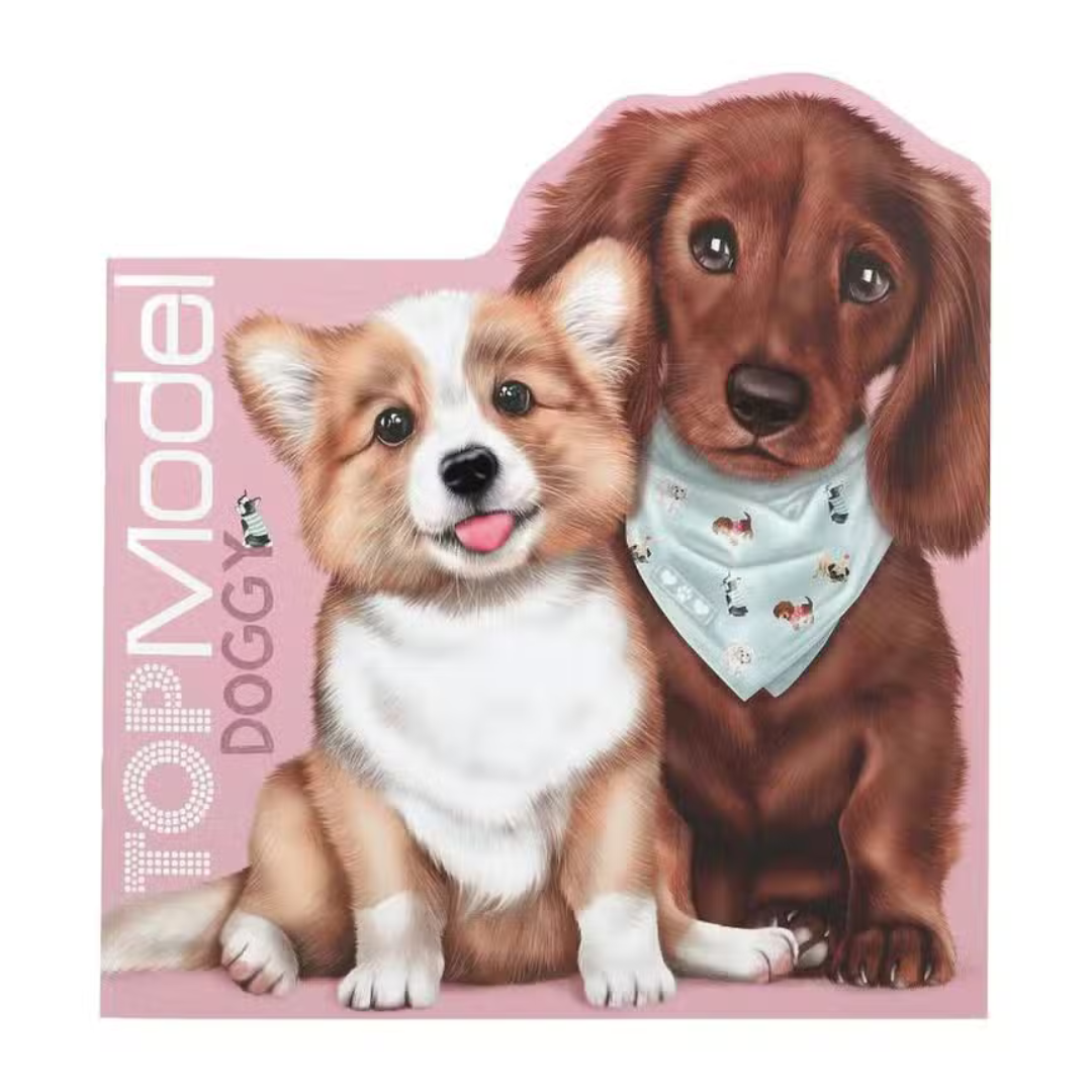 TopModel Book Colour Doggy Shape