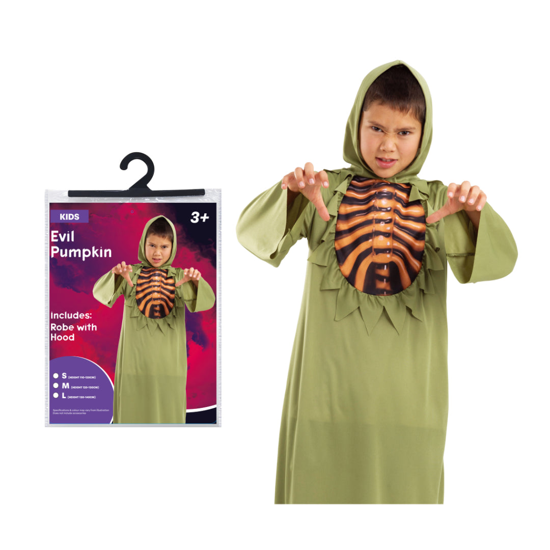 Kids Evil Pumpkin Costume Halloween - Halloween Costume Boys — Ronis