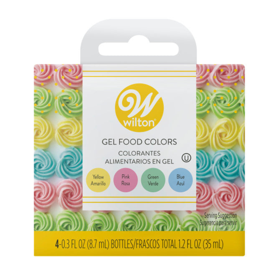 Wilton Gel Icing Colours Set 4pc