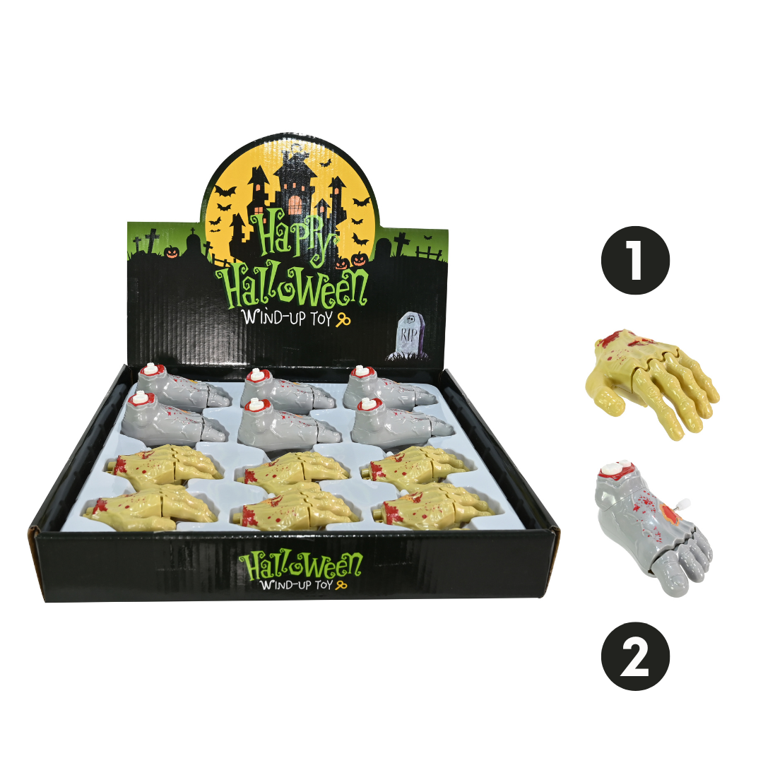 Wind Up Skeleton Limbs Figurines Asst