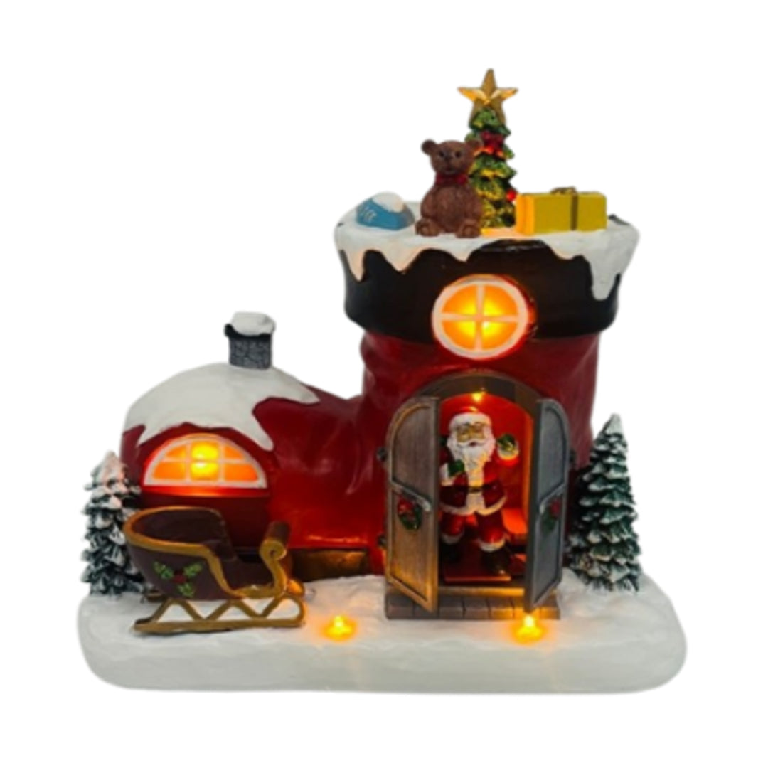Santa In Boot 23cm - Ronis