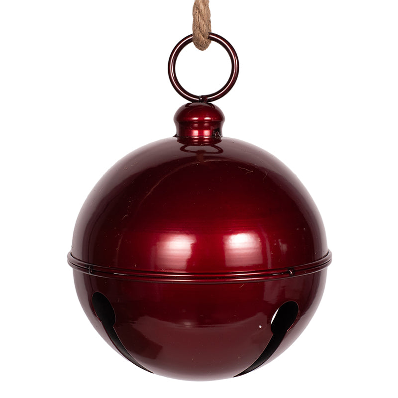 SHINY RED METAL BELL D24CM — Ronis
