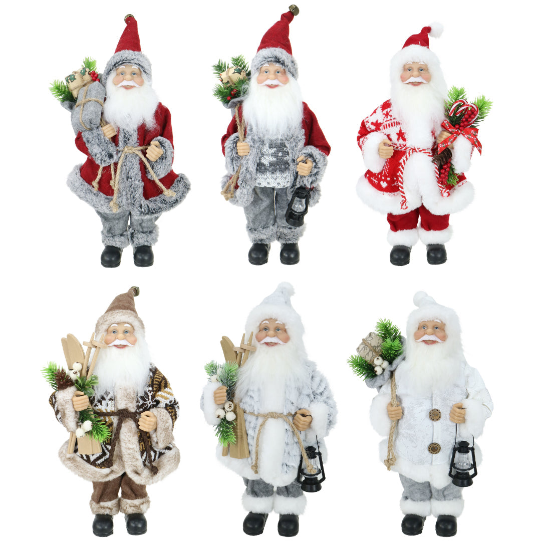 Santa Vintage Figure 30cm Assorted - Roni's — Ronis