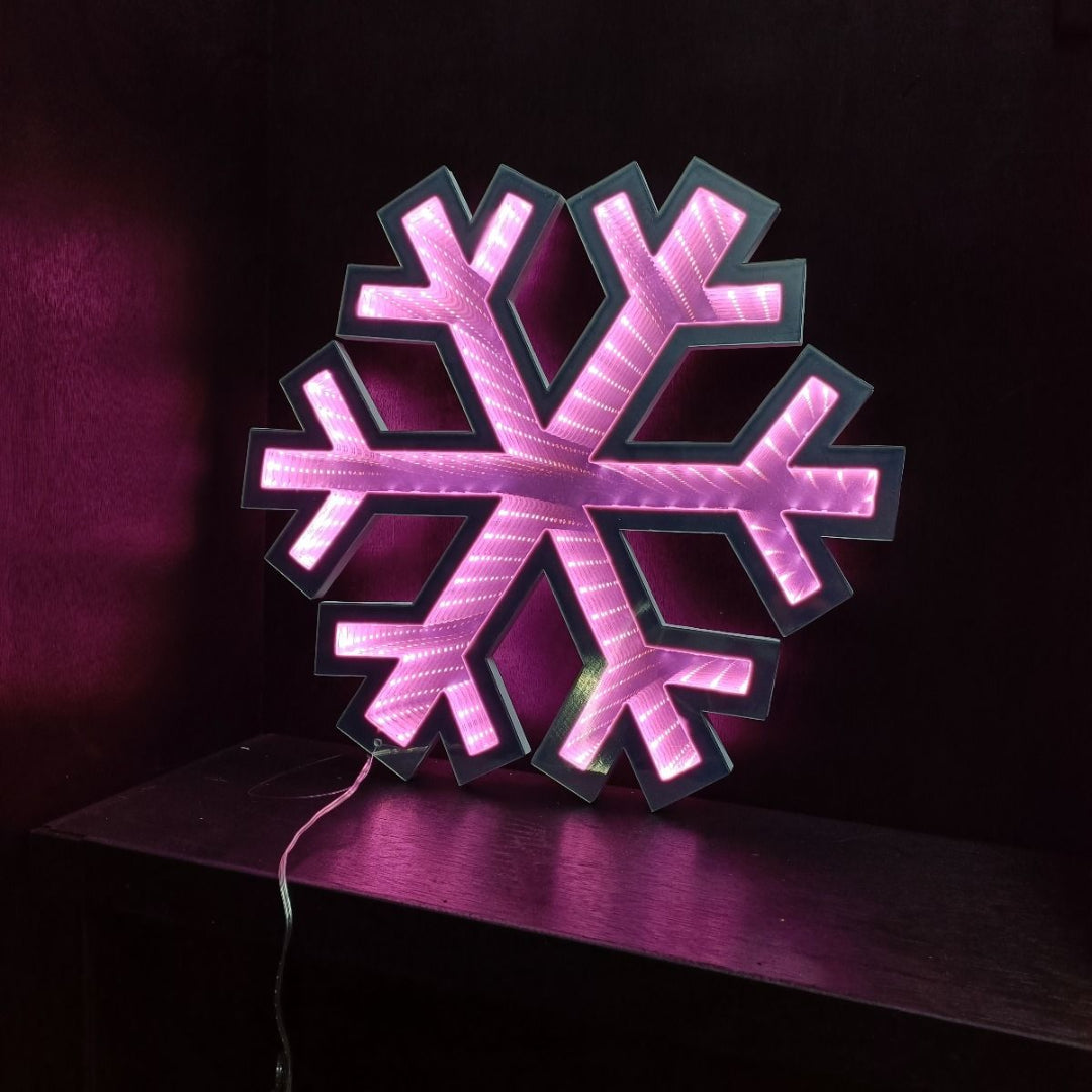 Infinity Snowflake Pink 40Cm — Ronis