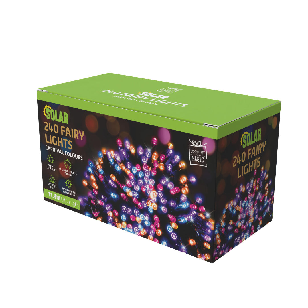 Solar LED Fairy Lights 240 Carnival - Roni's — Ronis