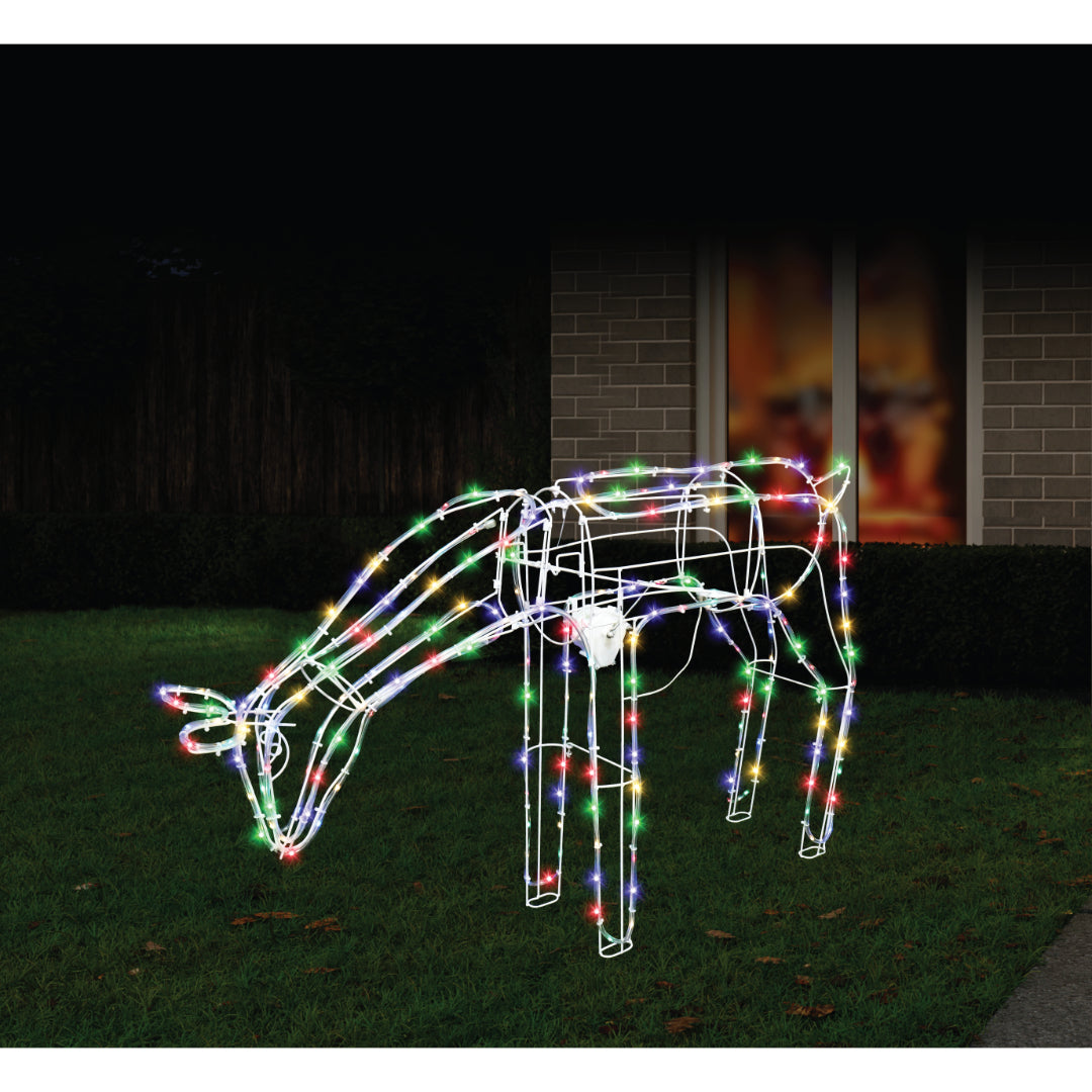 Solar Reindeer Moving Head Up-Down Multi - Roni's — Ronis
