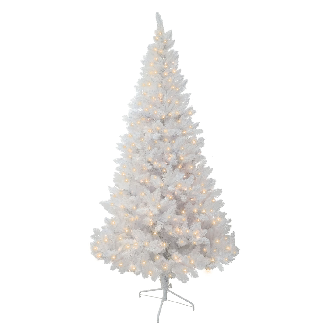 Christmas Tree White 225cm Pre-Lit - Roni's — Ronis
