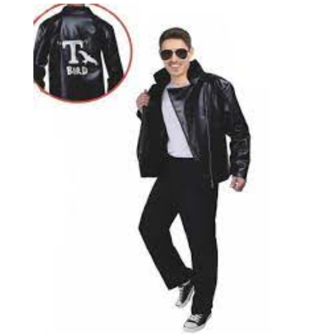 Adult Fifties Black Jacket costume (S/M)