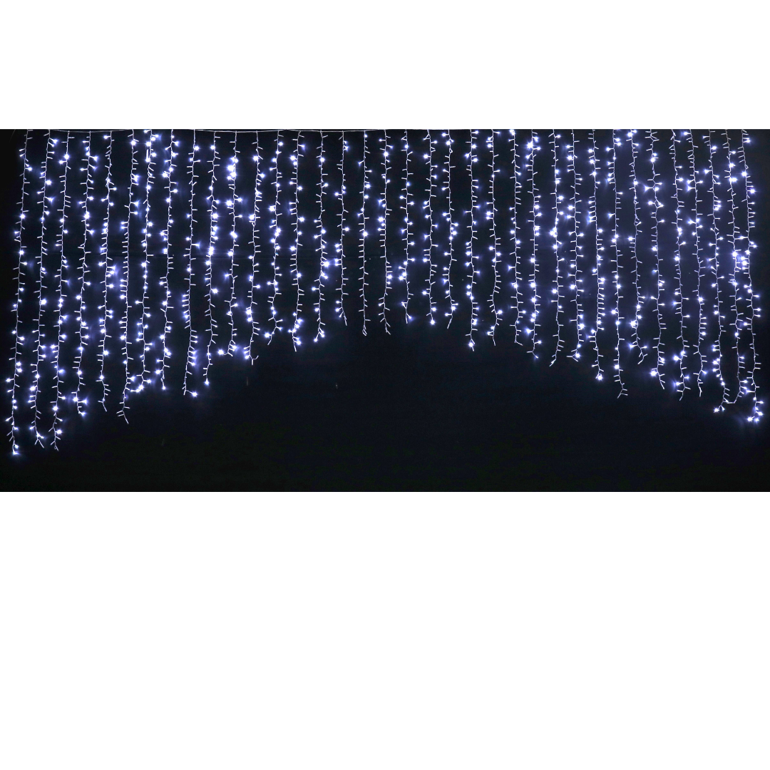 LED Cluster Curtain Crazy Cool 100% Twinkle — Ronis