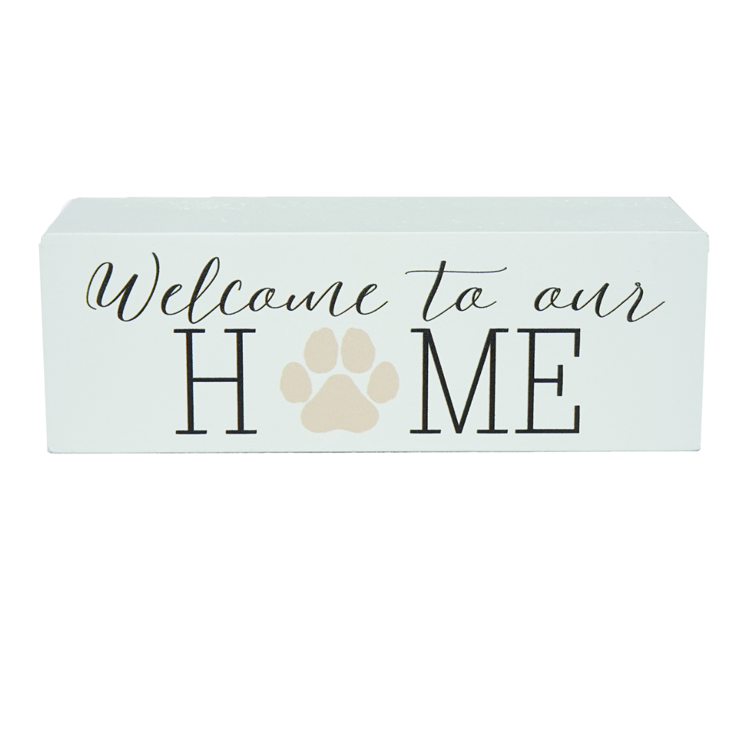 Home Decor | Welcome Pet 15x2x5cm