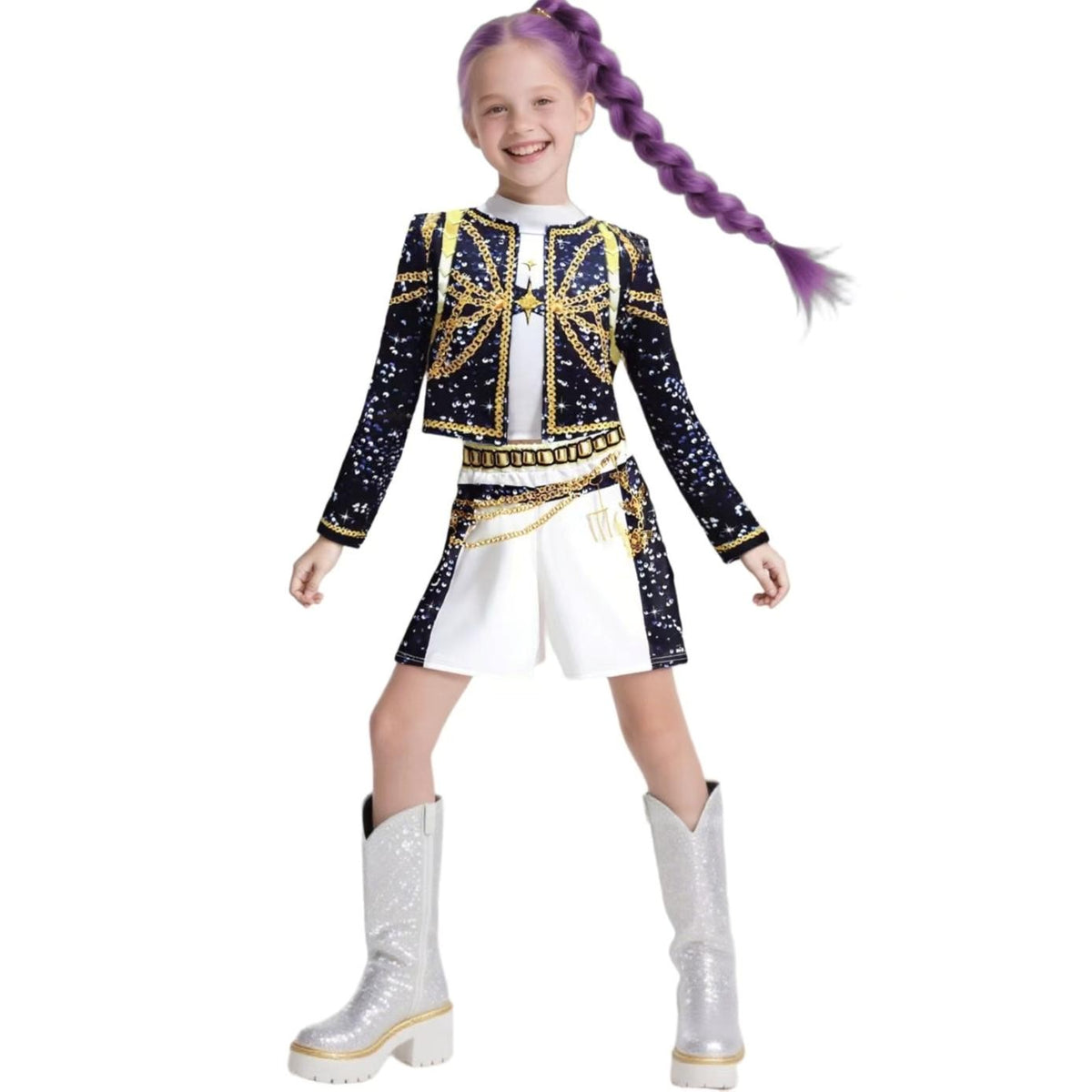 Demon Hunter Slayer Eclipsed Kids Costume | Girls Halloween Outfit — Ronis
