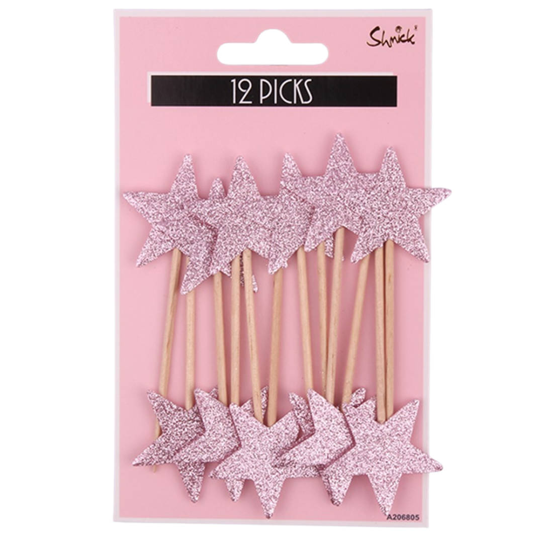 Picks Luxe Pink Pk Of 12