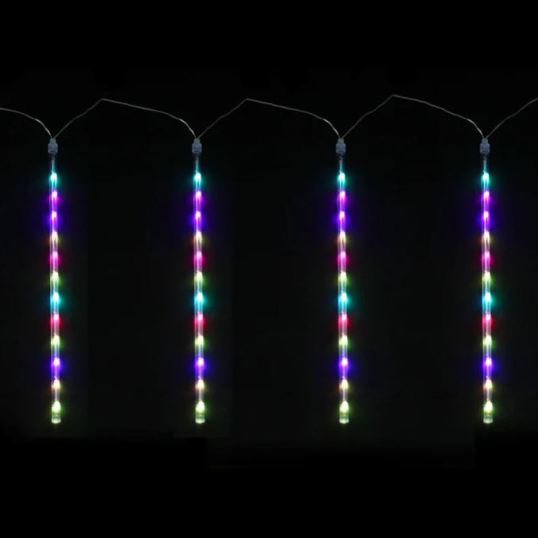 96 LED RGB Icicle Tube Lights 5m