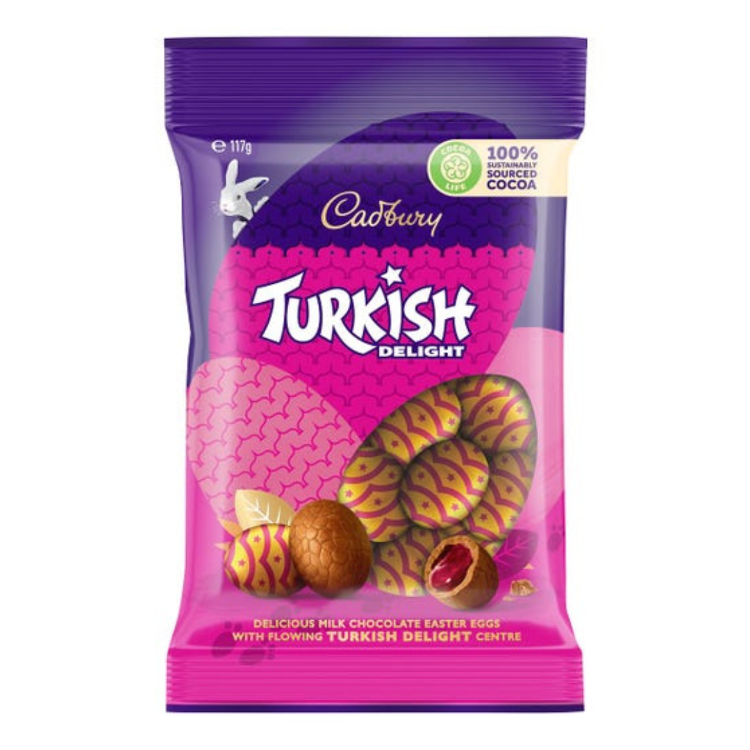 Cadbury Turkish Delight Egg Bag 117g