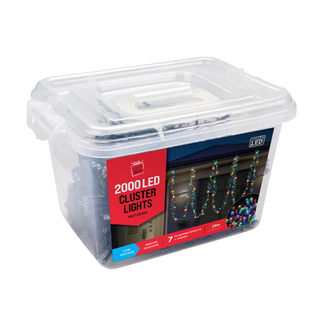 LED Cluster Lights 2000 Multi Colour — Ronis