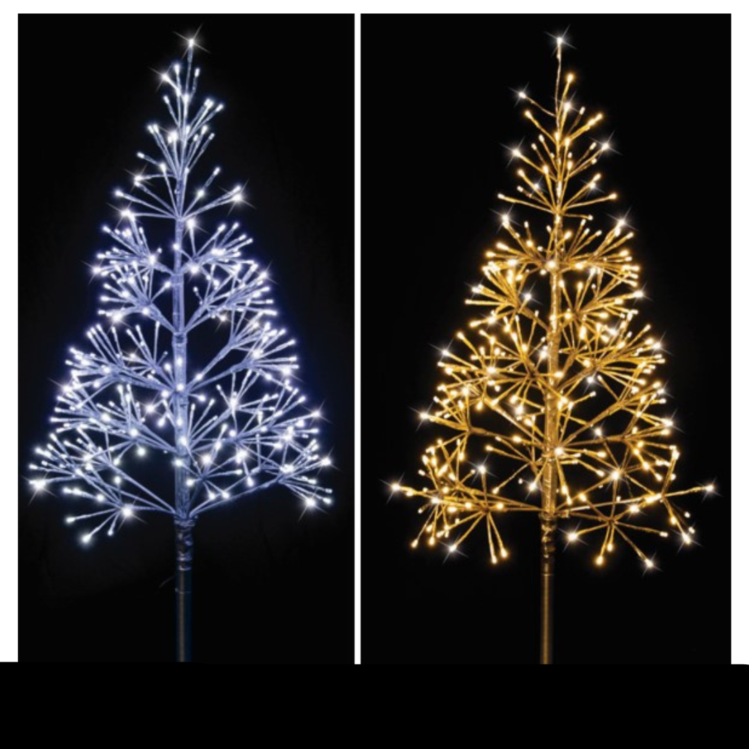 LED Sparkle Tree 110cm Twinkle Gold Silver Assorted — Ronis