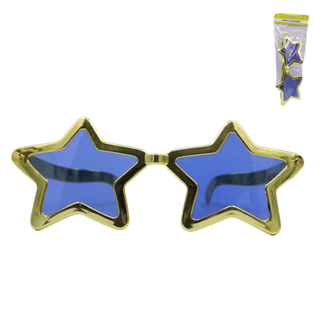Jumbo Star Glasses - Yellow