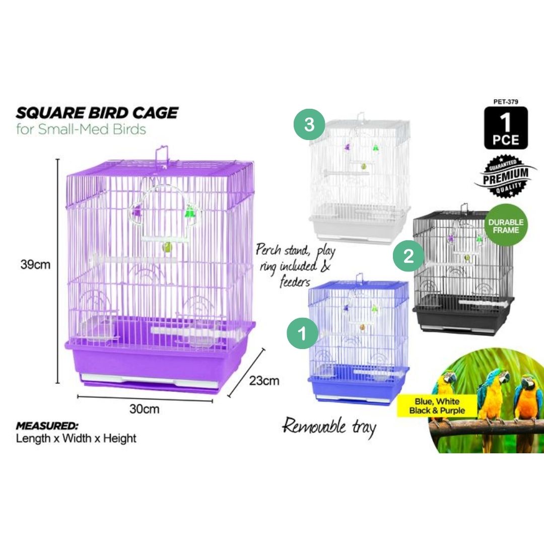 Bird Cage-Square-30x23x39cm-4colour