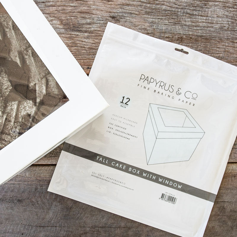 Papyrus Hangsell 14In Tall Cake Box With Window
