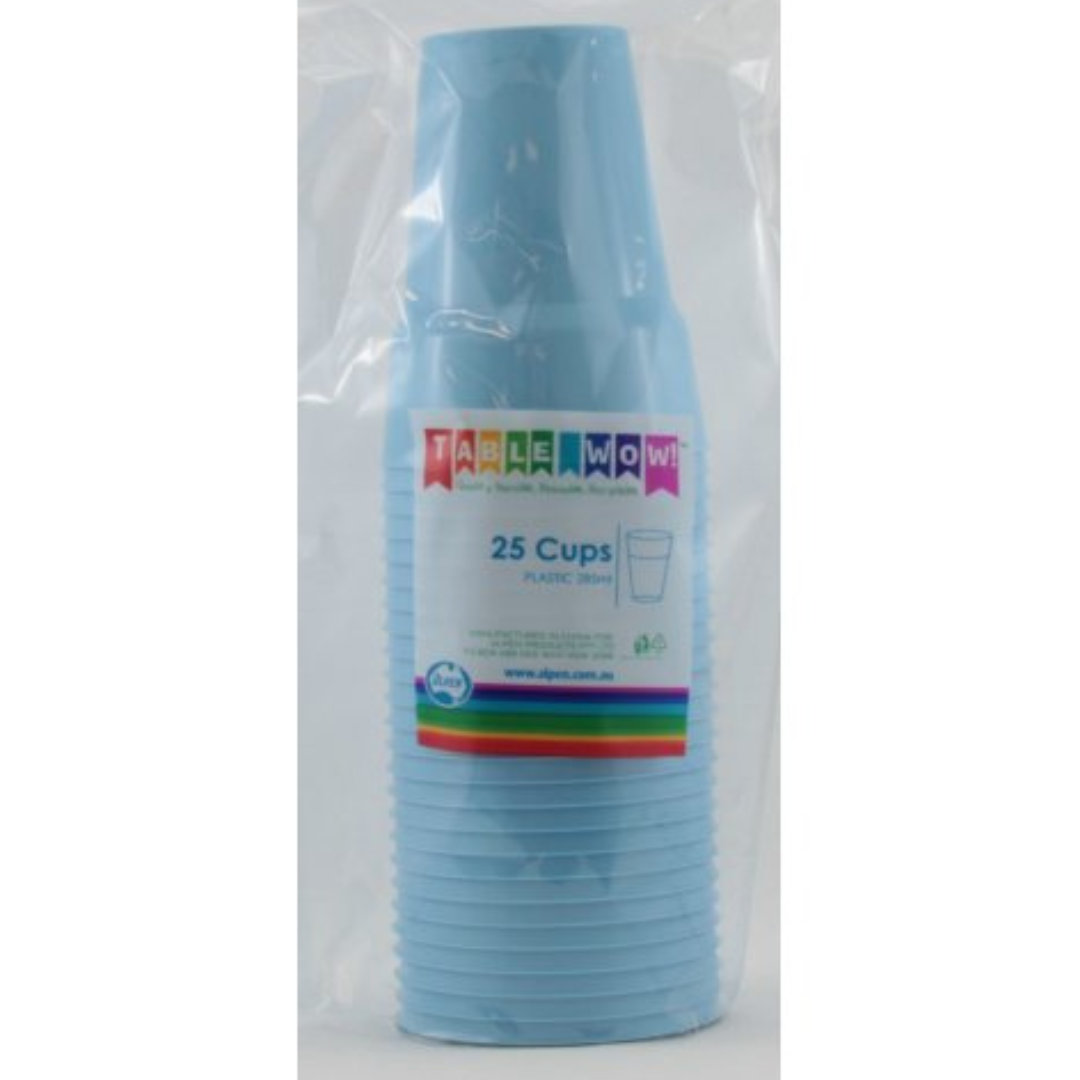Reusable Cup 285ml Light Blue 20Pk — Ronis
