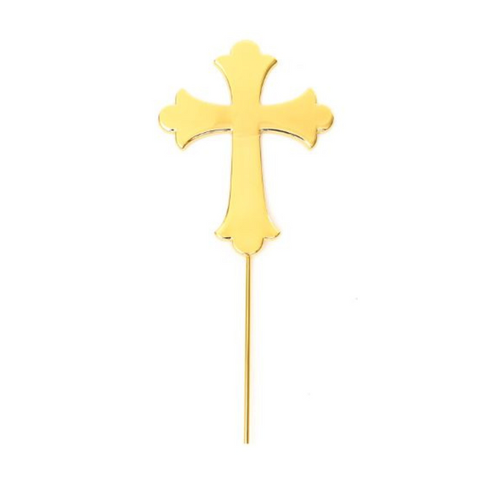 Cake Topper Cross Cake Topper Gold Plated