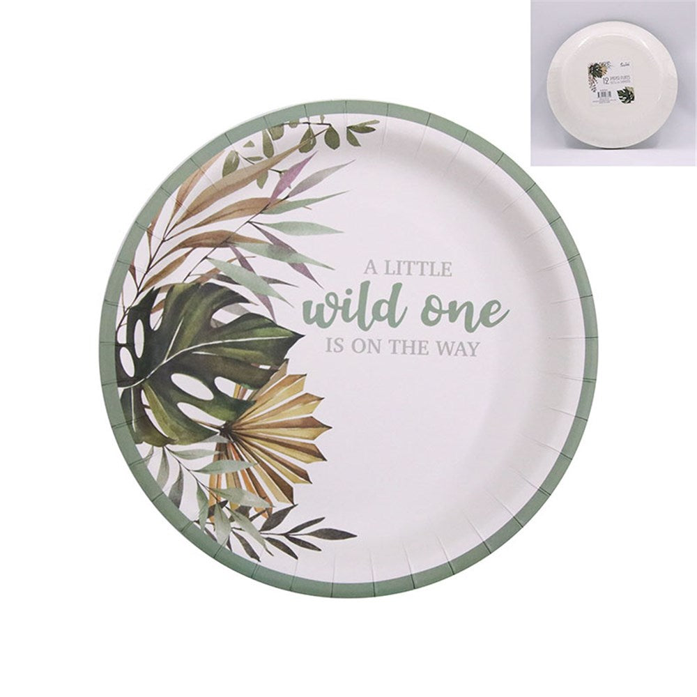 Wild One Plates 23Cm Pk Of 12