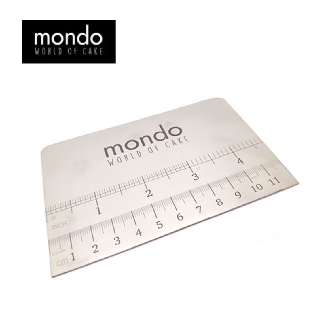 MONDO Buttercream & Ganache Scraper S/S 12 x 8cm — Ronis