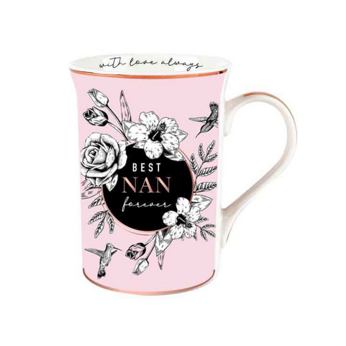 Pink Hummingbird Nan Mug 350Ml 12Oz